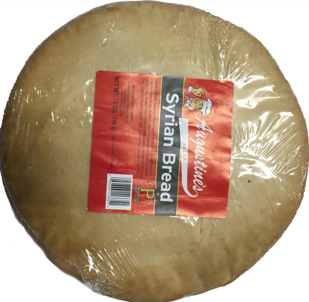 Syrian Bread Top | Augustine's Pizza